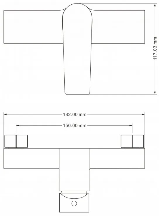 Mexen Erik sprchový set s dešťovou sprchou a sprchovou baterií Lynx, černá, 745940205-70