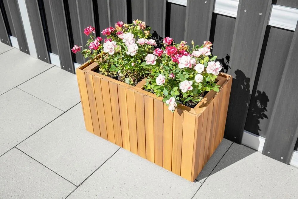 XXXLutz TRUHLÍK NA KVĚTINY dřevo, 57/30/35 cm Prestige Home - Květináče a obaly na květináče - 005379009601