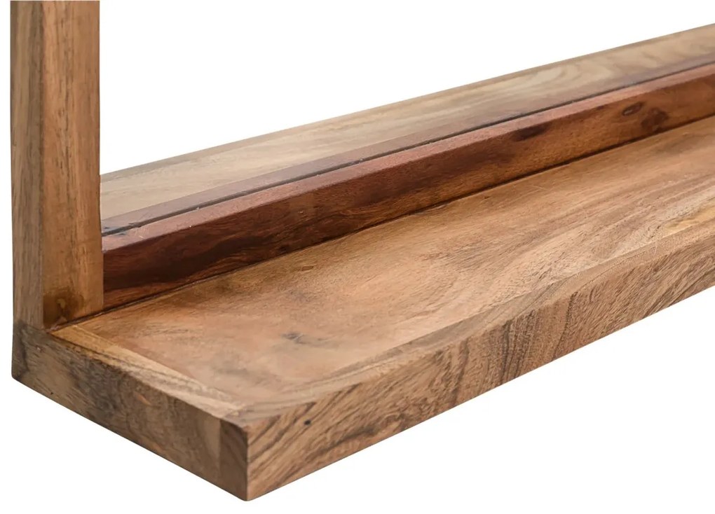 furniture-nabytek.cz - Masivní koupelnová sestava Sidora Light II z akáciového dřeva, lakovaná, hnědá
