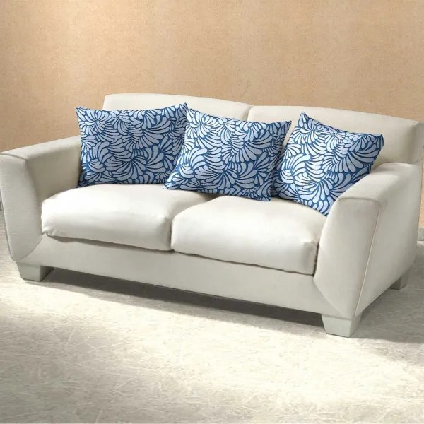 Dadka Povlečení bavlna Iluze 2 světle modrá  240x220, 2x70x90 cm