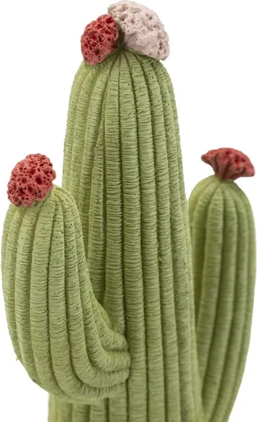 Dekorativní soška Cactus 25 cm zelená