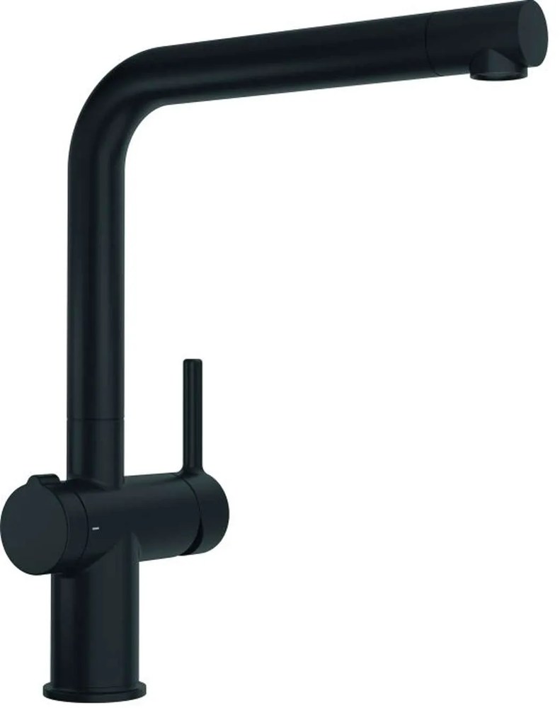 Franke Active - Dřezová baterie FN 5350.901, s ovládáním výpusti Twist, matná černá 115.0669.768