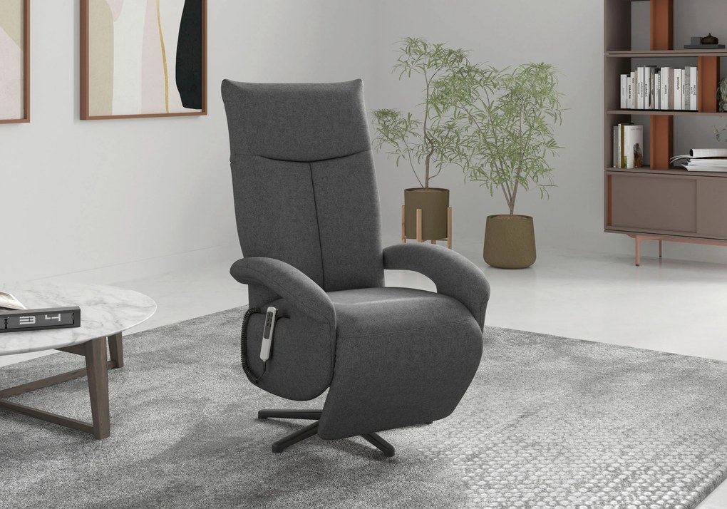 XXXLutz RELAXAČNÍ KŘESLO, textil, tmavě šedá Sit & More - Online Only křesla & taburety - 00014401325J