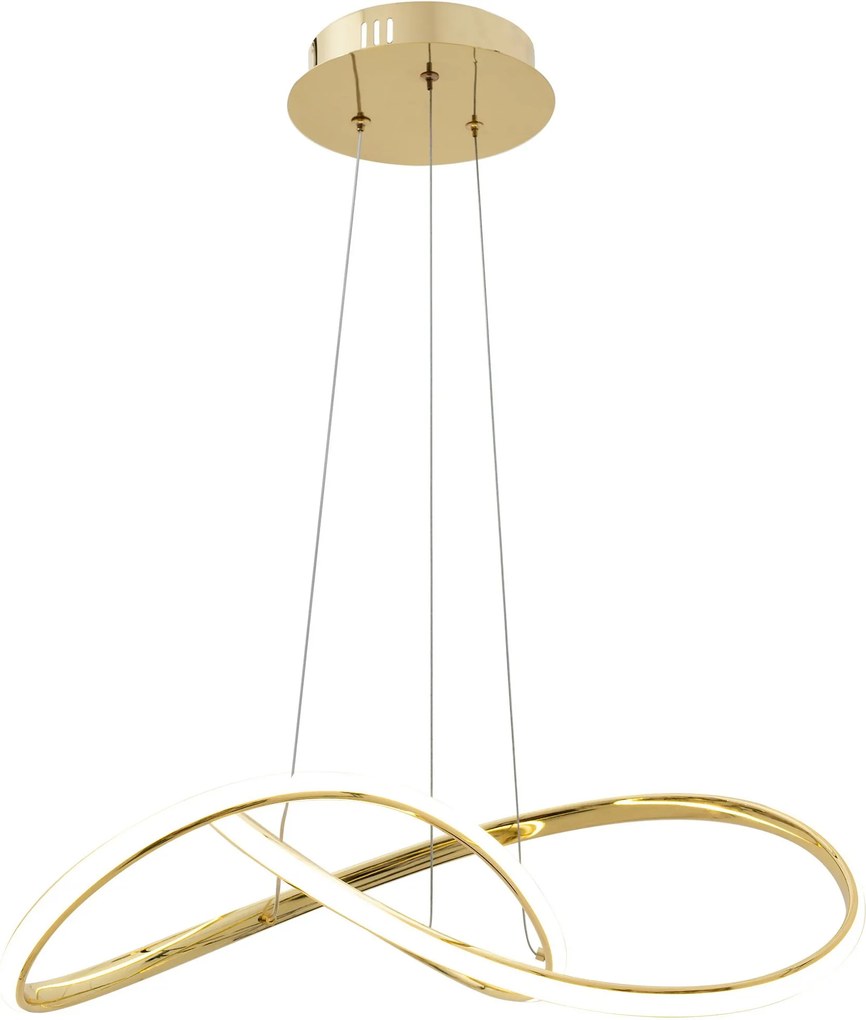 Toolight Toolight, LED stropní svítidlo, neutrální světlo 4000K, 32W, APP1601-CP, zlatá lesklá, OSW-05478