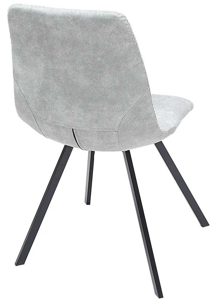 Noble Home Jídelní židle Holandia Retro, kamenná šedá