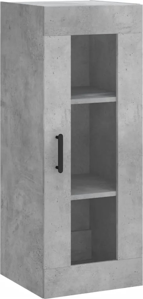 Skříň highboard betonově šedá 34,5x34x180 cm kompozitní dřevo 3199181