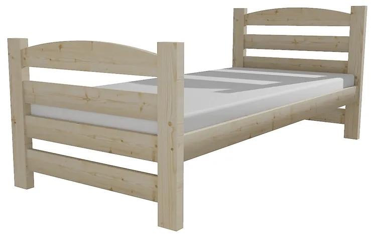 Vomaks Dětská postel M 004 NEW* 80 x 170 cm surové dřevo