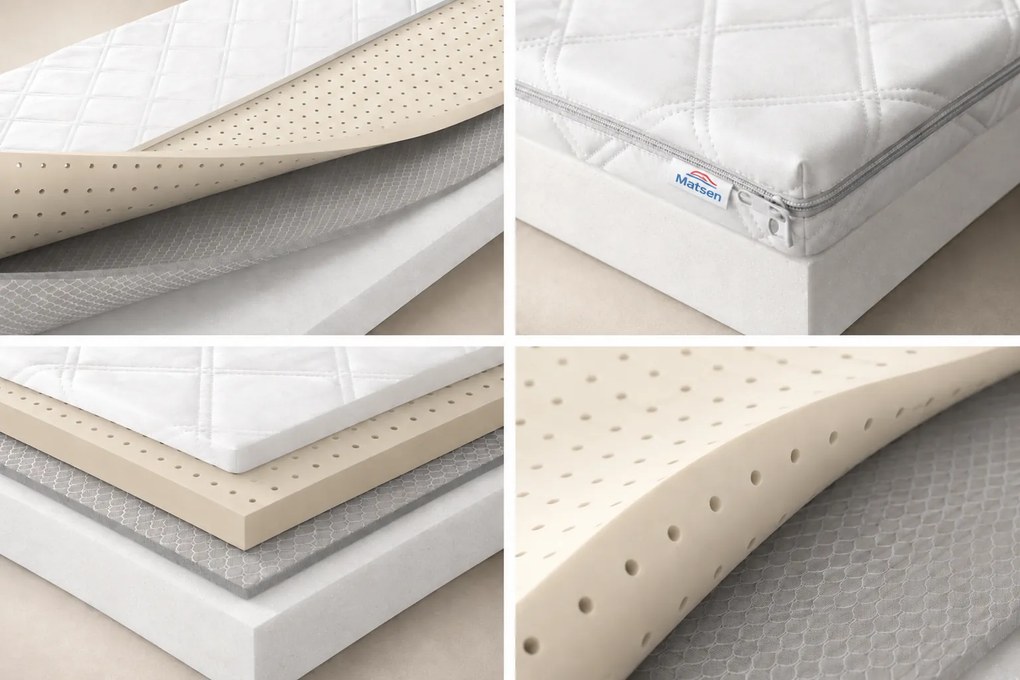 Dětská matrace LUX COMFORT FLORA 180x80x12 cm - pěna/latex