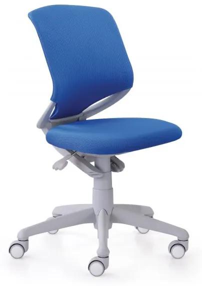 Rostoucí dětská židle na kolečkách Mayer SMARTY – bez područek, modrá
