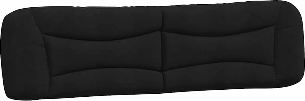 Postel s matrací Hvar černá 200 x 200 cm textil 3208557