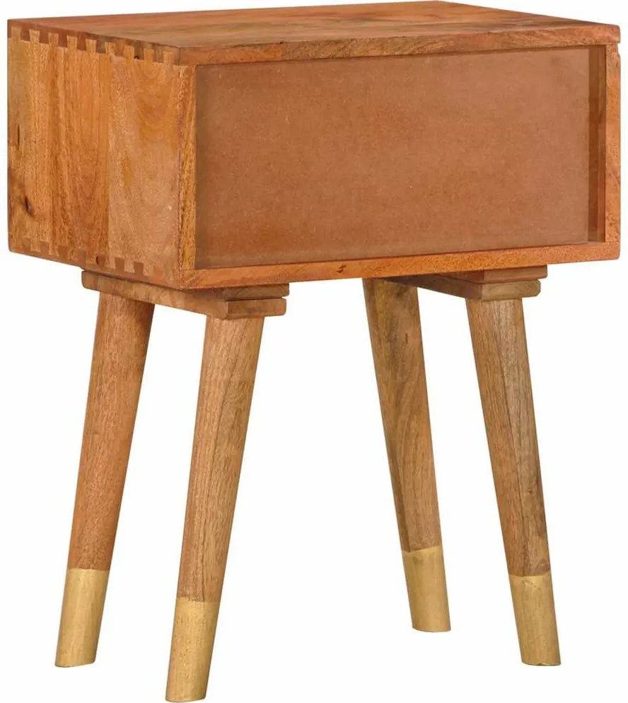 Noční stolek 43 x 30 x 58 cm masivní mangovníkové dřevo 285853