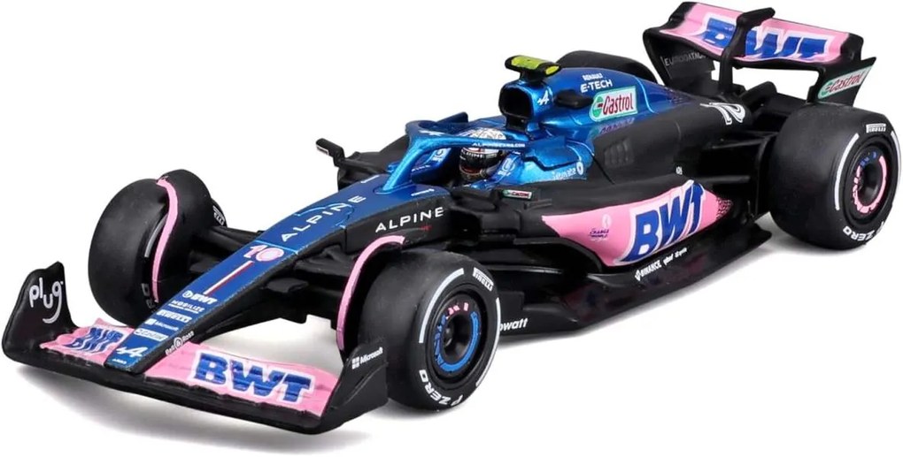 Bburago 1:43 race formule f1 - bwt alpine f1 team a523 (2023) #10 (pierre gasly)
