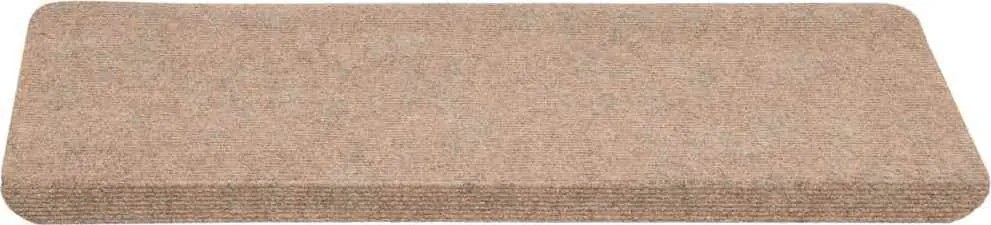 vidaXL Samolepicí nášlapy na schody 15 ks 65x24,5x3,5 cm [343478] Barva: Černá