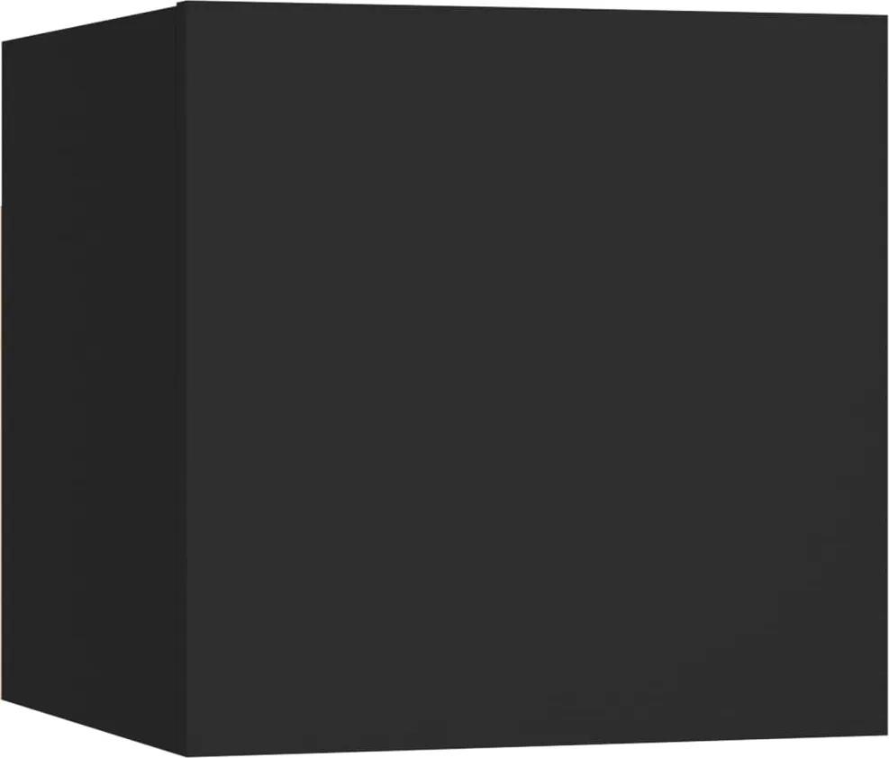 vidaXL 10dílný set TV skříněk dřevotříska [3078842] Barva: Betonová šedá
