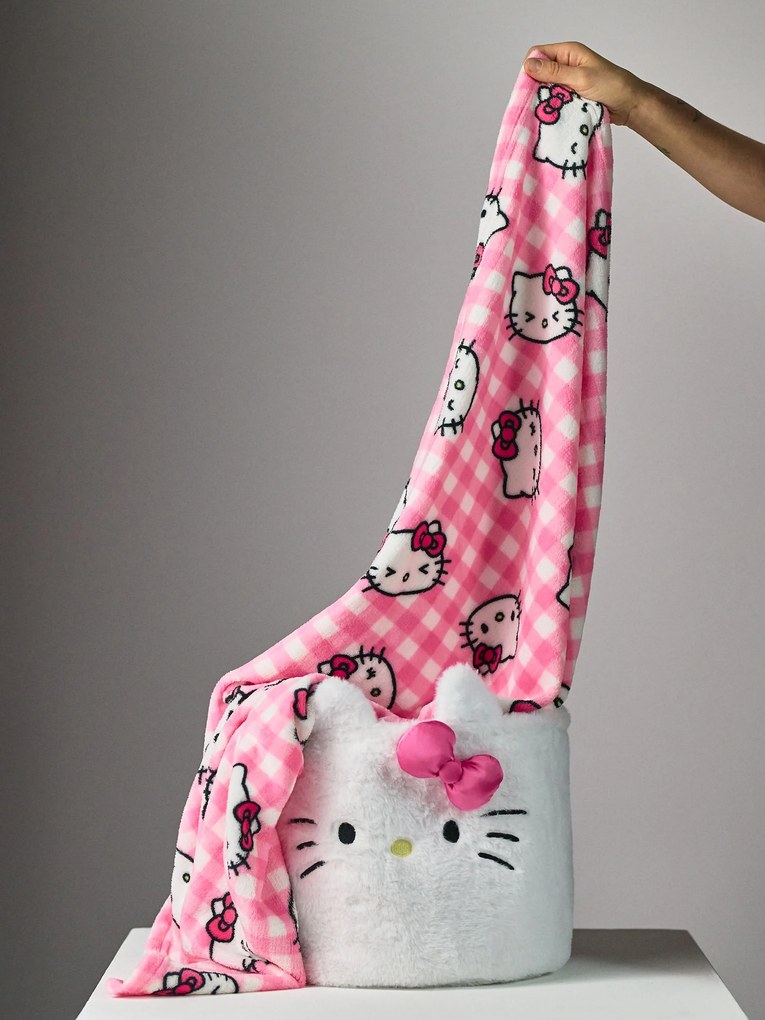 Sinsay - Dětská deka Hello Kitty - růžová