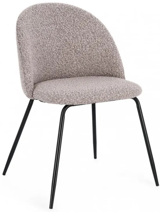 BIZZOTTO Jídelní židle TANYA bouclé šedá 0734365