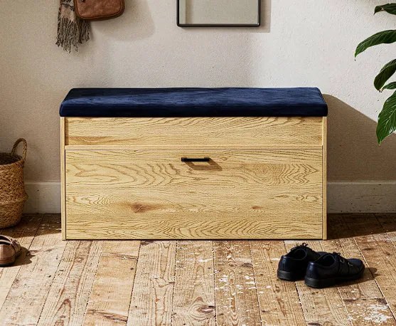 JU Skříň na boty se sedákem 100 x 35 x 49 cm