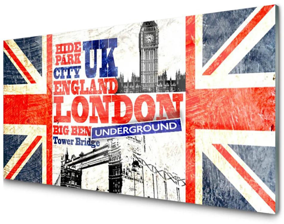 Plexisklo obraz Londýn Vlajka Umění