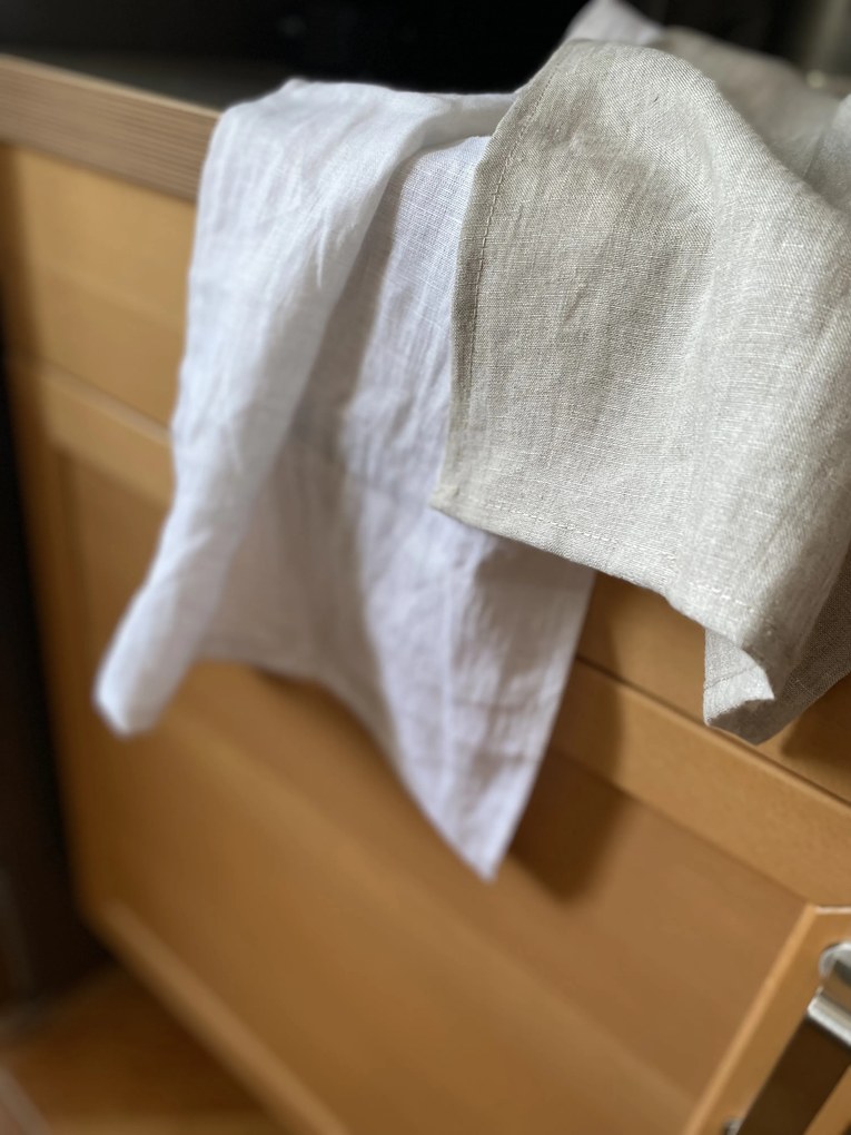 Tom Linen Lněná utěrka Natural Velikost: 50x60xm