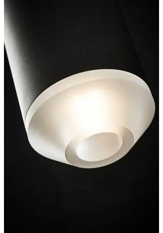 Závěsná lampa BACKBEAT s acrylic Frandsen Ø7,5 cm, černý kov Frandsen lighting 108863
