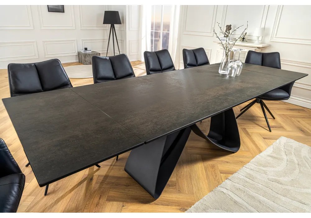Massive home | Rozkládací keramický jídelní stůl Infinity 180-220-260cm rezavý mramor