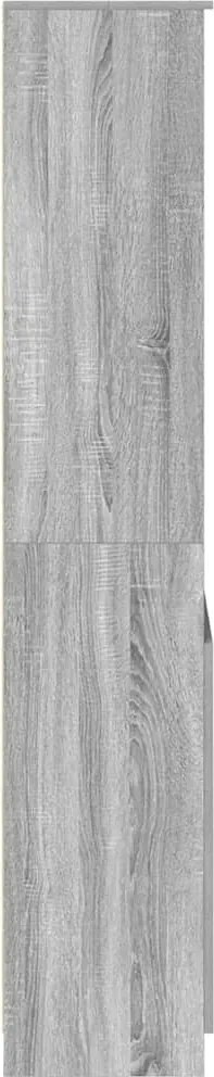 Skříň highboard šedá sonoma 70 x 35 x 180 cm kompozitní dřevo 3328476