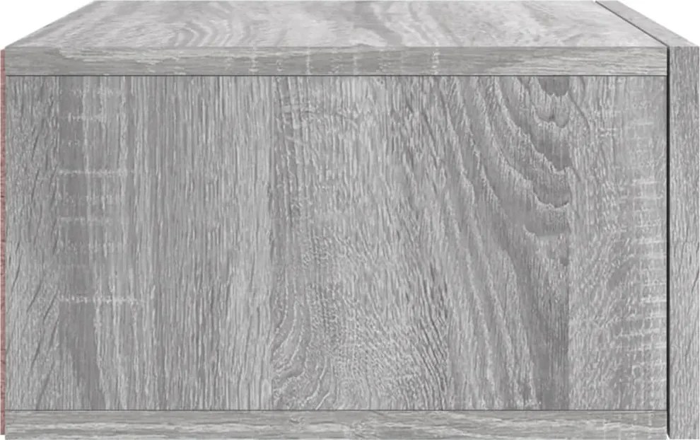 vidaXL Nástěnné noční stolky 2 ks 35 x 35 x 20 cm [829817] Barva: Betonová šedá