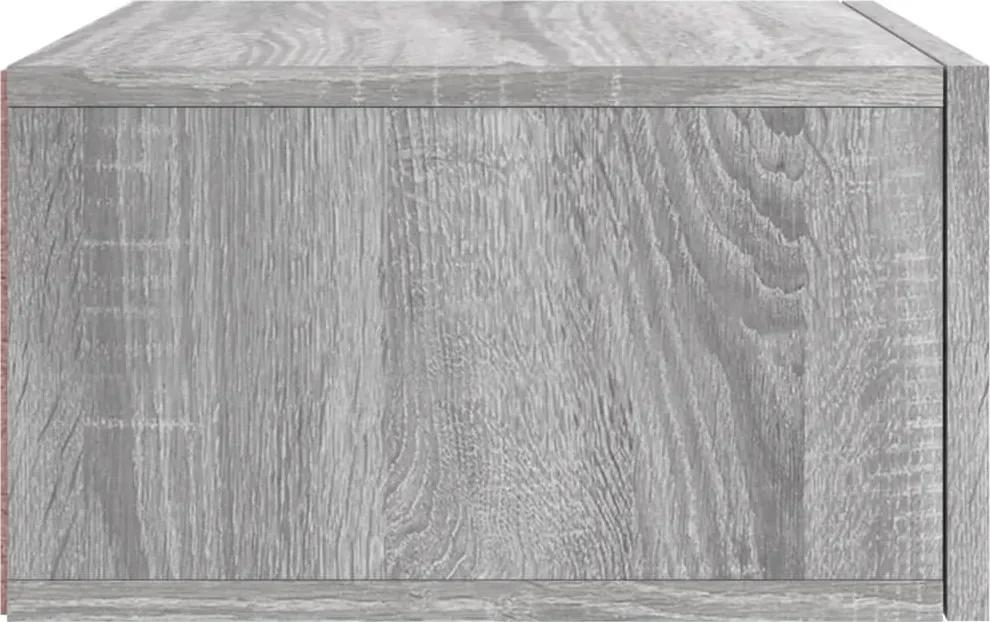 vidaXL Nástěnné noční stolky 2 ks 35 x 35 x 20 cm [829817] Barva: bílá s vysokým leskem