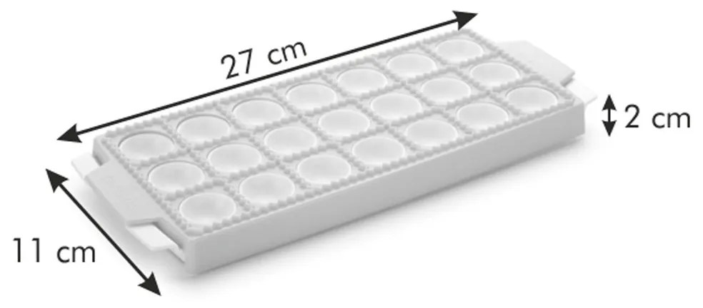 TESCOMA Forma na kulaté raviolini DELÍCIA, 21 ks
