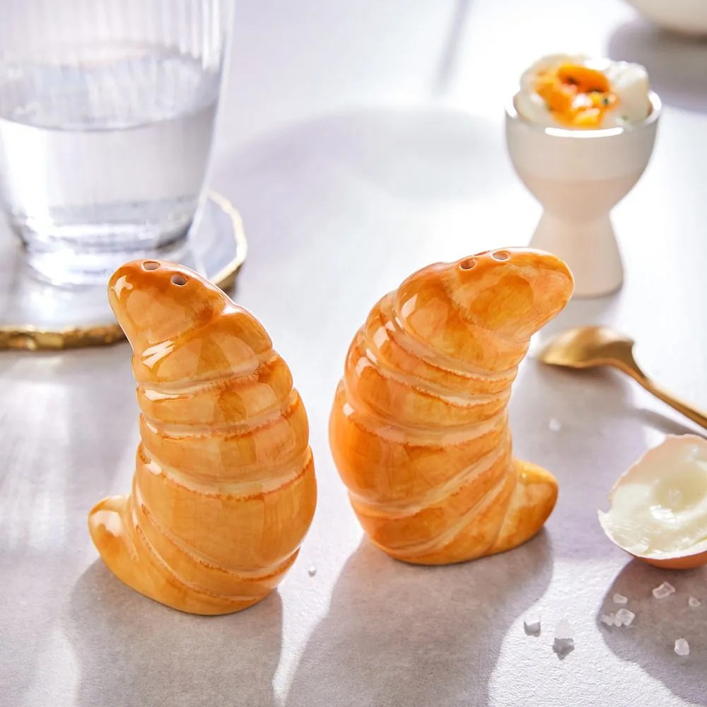 Butlers SALT & PEPPER Slánka a pepřenka croissant set 2 ks