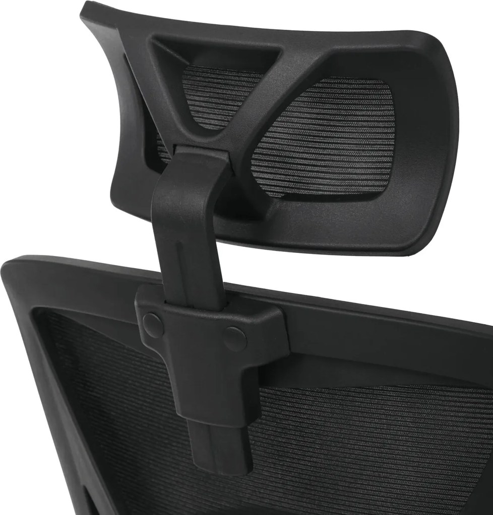 Ergonomická kancelářská židle EVRON - černá síťovina