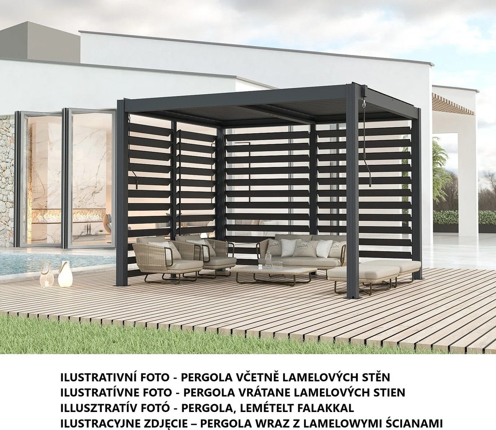 LANIT PLAST, s.r.o. hliníková pergola LANITPLAST BIOCLIMATIC 32 BASIC LG4288
