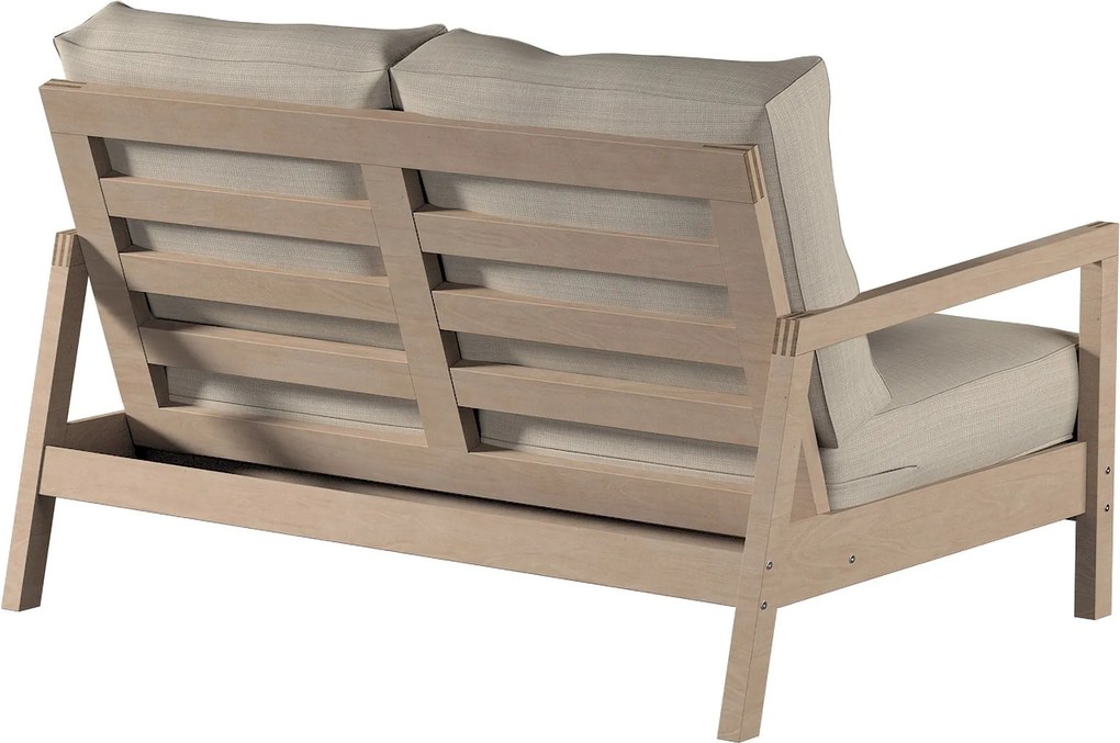 Potah na pohovku IKEA Lillberg 2-místná nerozkládací barva béžová látka pletený vzor