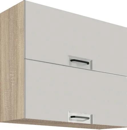 Horní výklopní kuchyňská skřínka Annabel 48G-80 Zvolte kování: Lux Hafele, Zvolte korpus: Borovice andersen