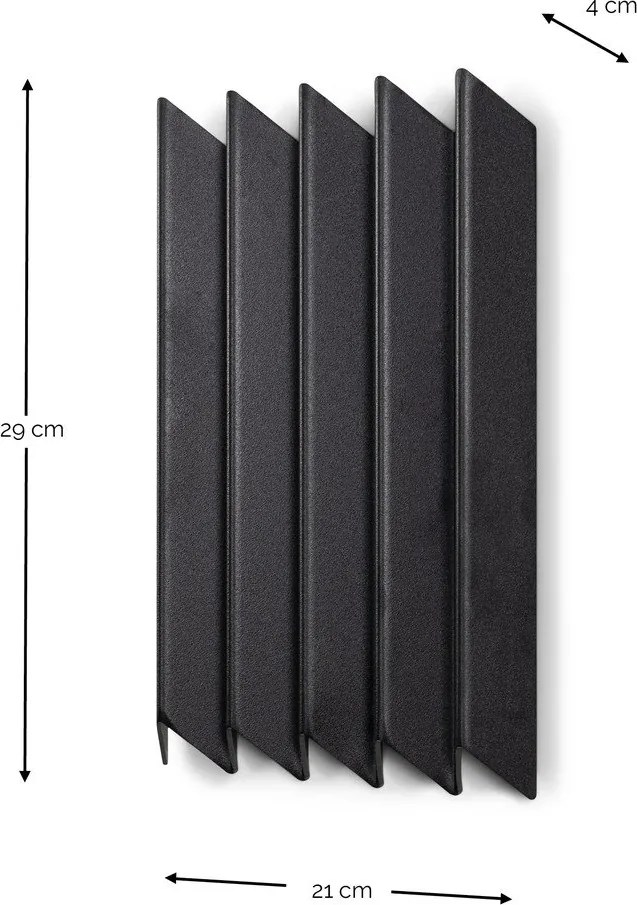Šedozelený kovový nástěnný věšák 21 cm Sensu – Spinder Design