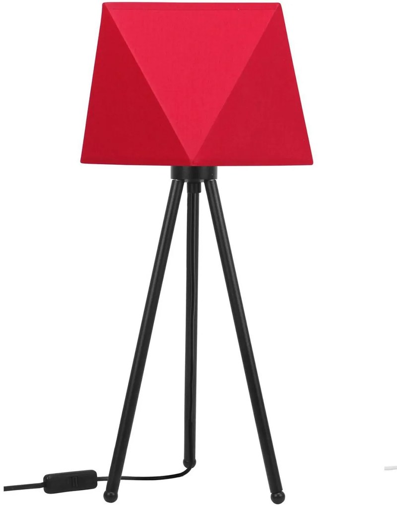 Stolní lampa Diamond, 1x textilní stínítko (výběr z 10 barev), (výběr ze 3 barev konstrukce)