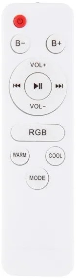 Globo - LED RGB Koupelnové svítidlo s reproduktorem RAFFY LED/18W/230V IP44 + DO