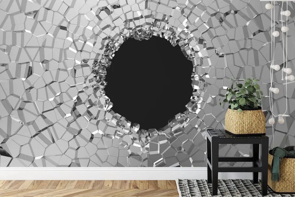 Fototapeta Abstraktní Tunel 3D Efekt Hladký vinyl 254x184