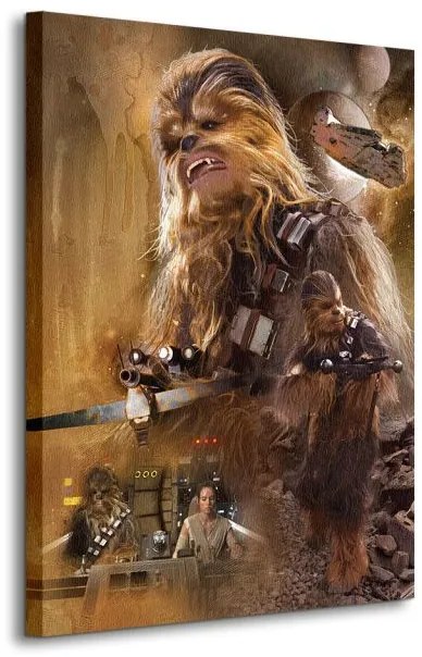 Obraz na plátně Star Wars Episode VII (Chewbacca Art) 60x80cm WDC99351