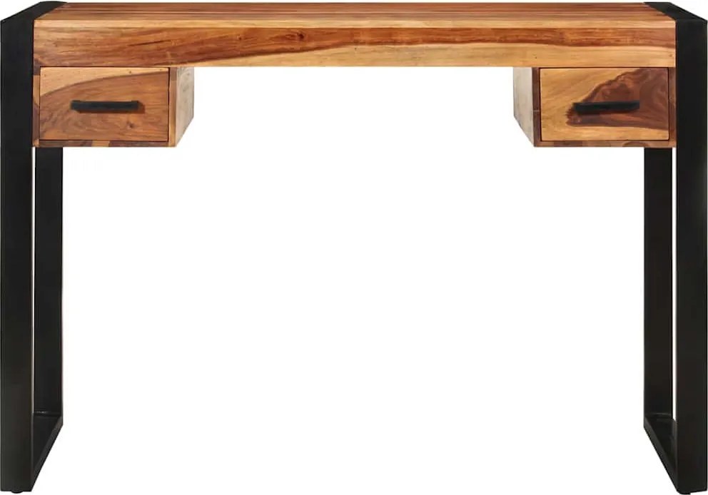 Psací stůl se 2 zásuvkami 110 x 50 x 77 cm masivní akácie 247401