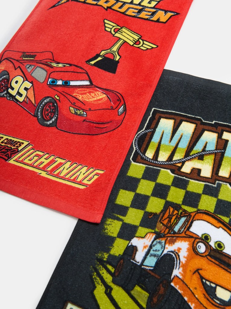 Sinsay - Bavlněné ručníky Cars 2 pack - vícebarevná