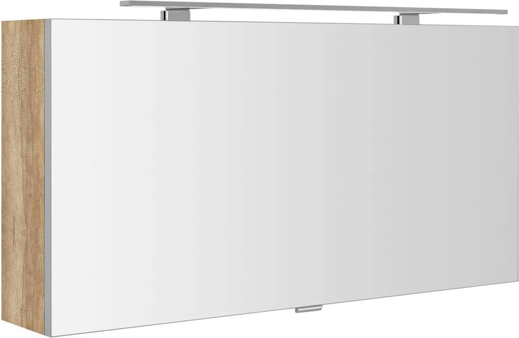 Sapho Cloe - Zrcadlová skříňka s LED osvětlením 100x50x18 cm, dub alabama CE100-0022