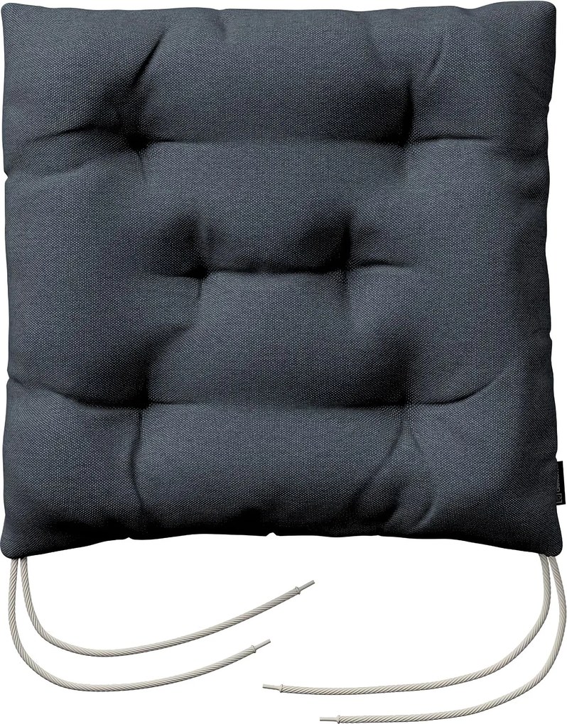 Sedák Honza barva modrá látka pletený vzor