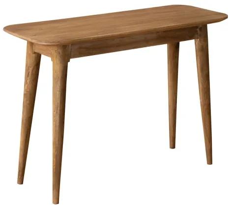Konzolový stůl s trnožemi vyrobený z vyzrálého tvrdého dřeva 110 cm