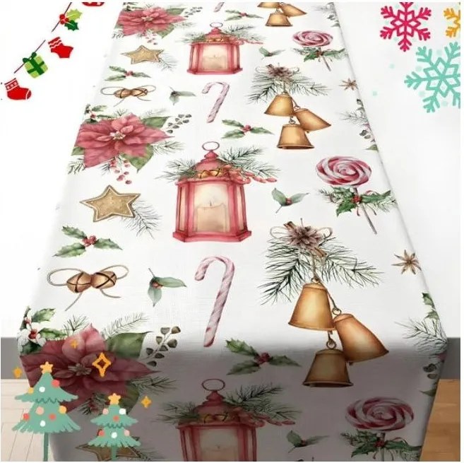 Běhoun na stůl s vánočním motivem 45x140 cm Merry Christmas – Mila Home