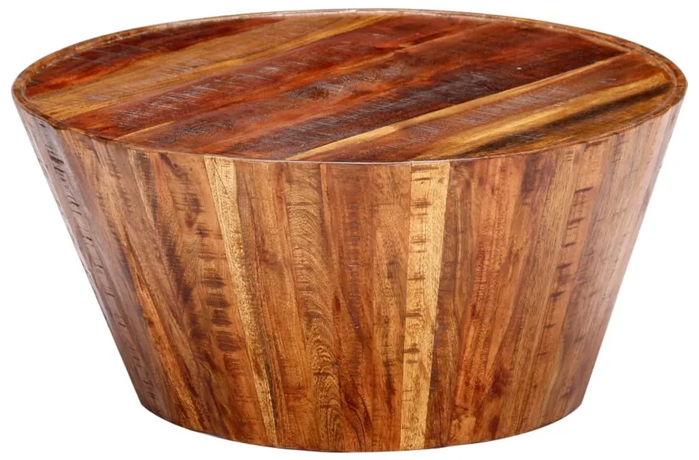 Konferenční stolek - masivní hrubý mangovník | 65x65x33 cm