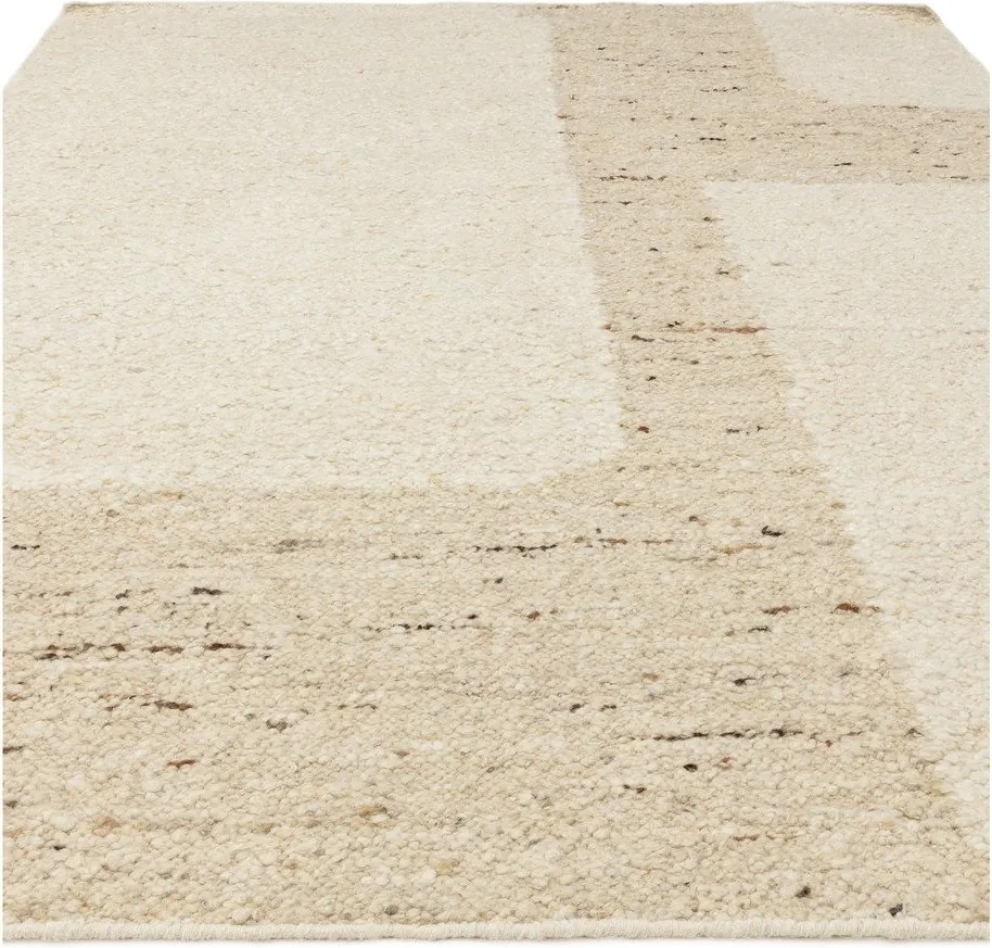 Béžový oboustranný/ručně tkaný vlněný koberec 200x290 cm Napa Tumbla – Asiatic Carpets