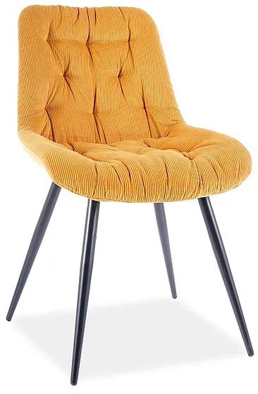 Jídelní židle Parry (žlutá + černá). 1050741