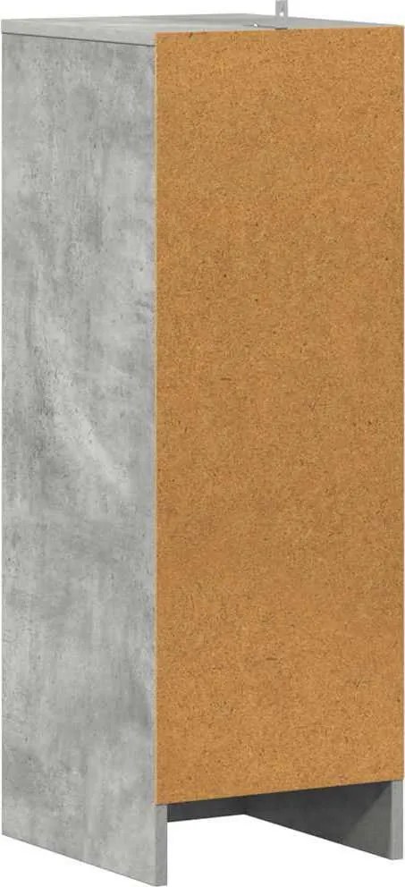 vidaXL Botník 32x35x92 cm kompozitní dřevo [809003] Barva: Betonová šedá