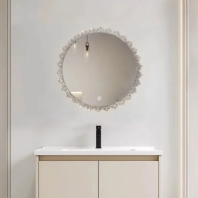 Rea Zrcadlo ⌀60 cm s LED osvětlením HOM-06913